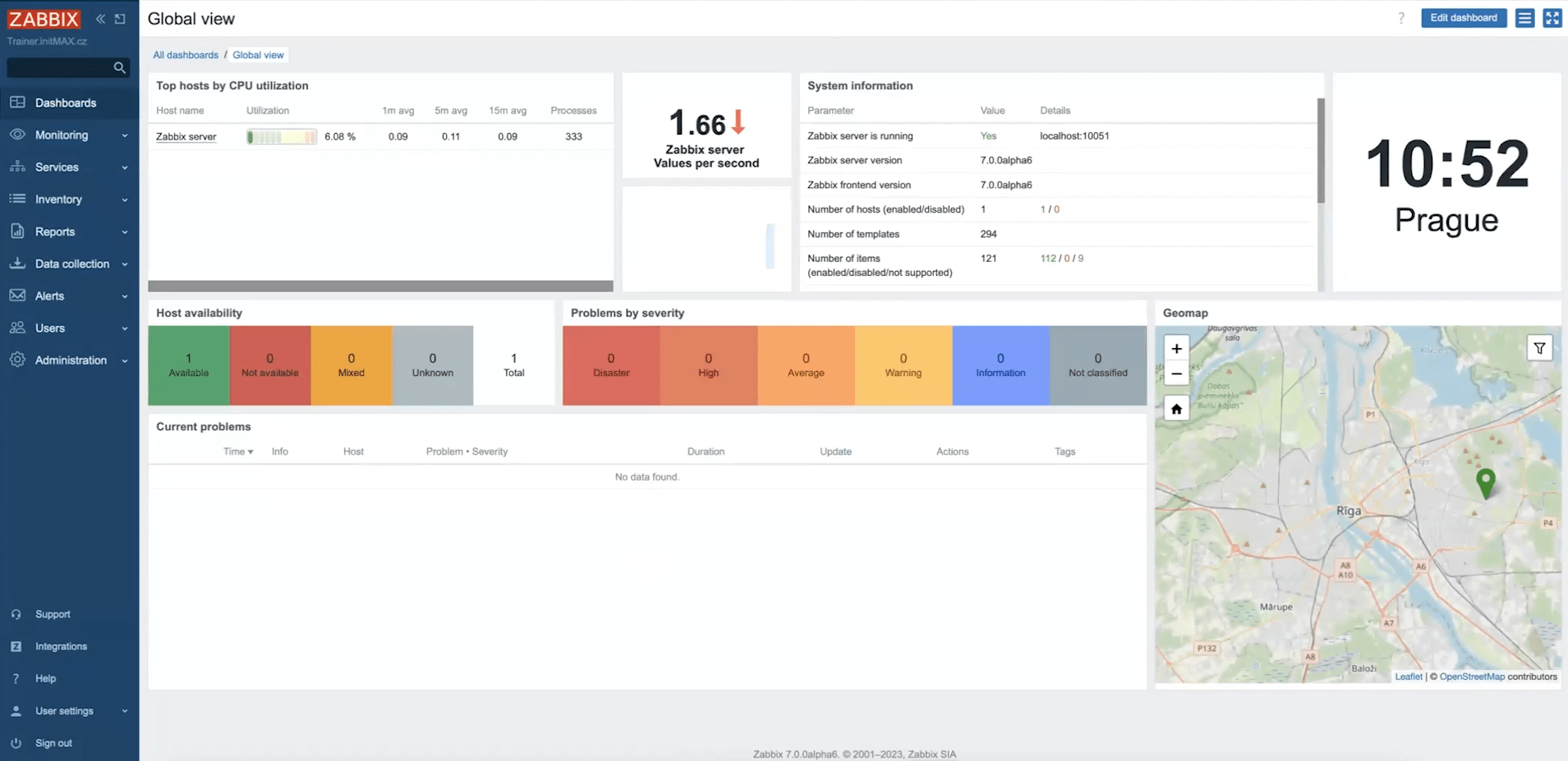 Zabbix 7.0 - instructions for installation in 5 minutes - initMAX s.r.o.