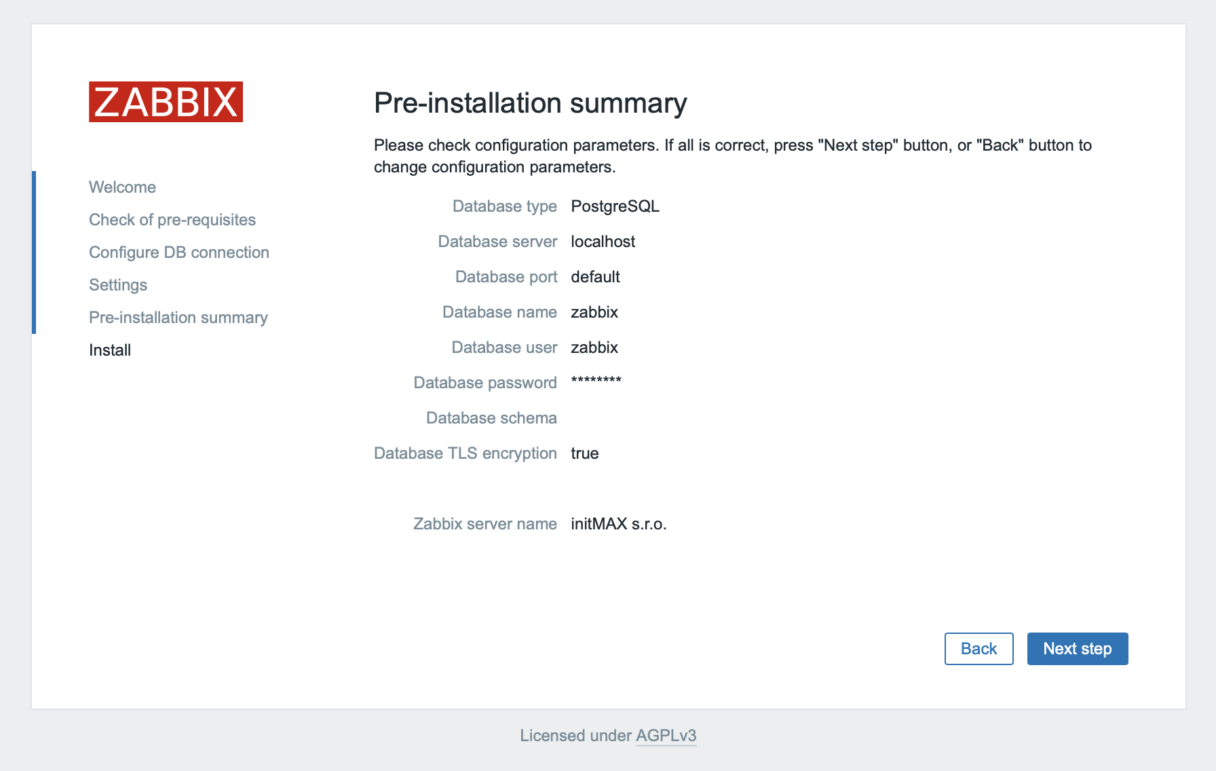 Zabbix 7.0 - instructions for installation in 5 minutes - initMAX s.r.o.