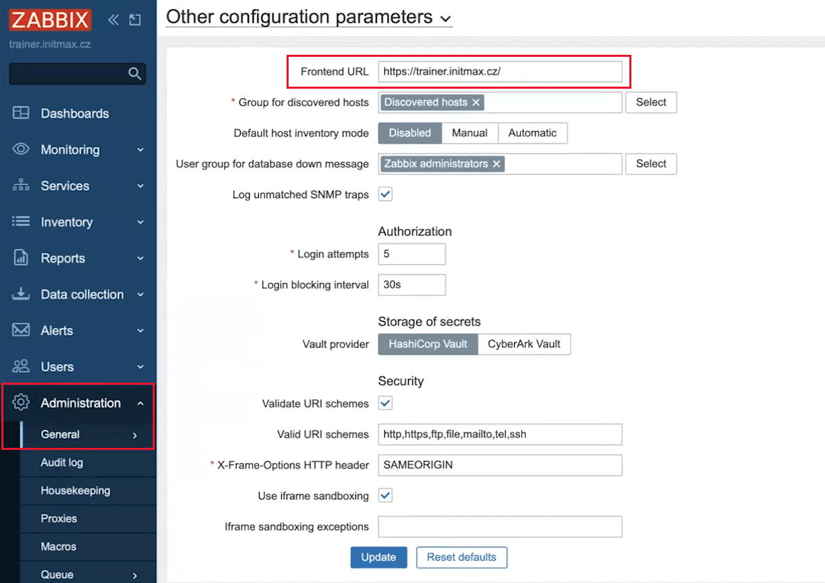 Reporting in Zabbix 7.0 - initMAX s.r.o.
