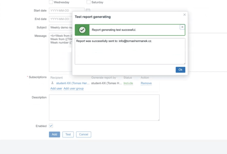 Reporting in Zabbix 7.0 - initMAX s.r.o.