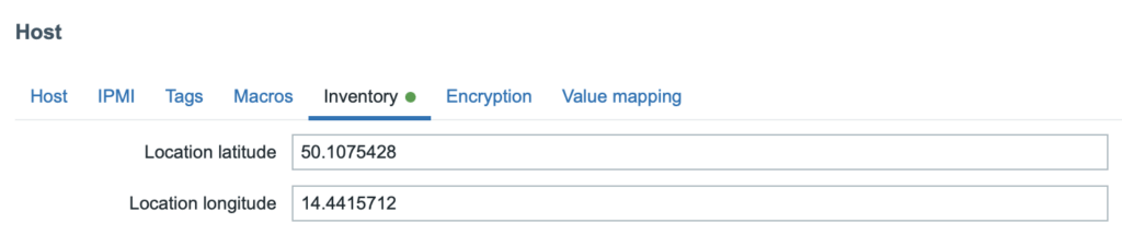 Using Google maps in the Zabbix Geomap widget - initMAX s.r.o.