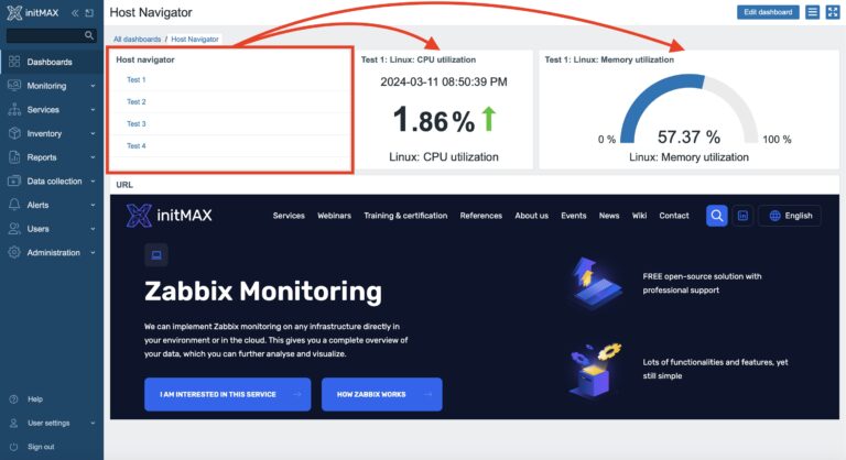 New Zabbix 7.0 LTS - initMAX s.r.o.