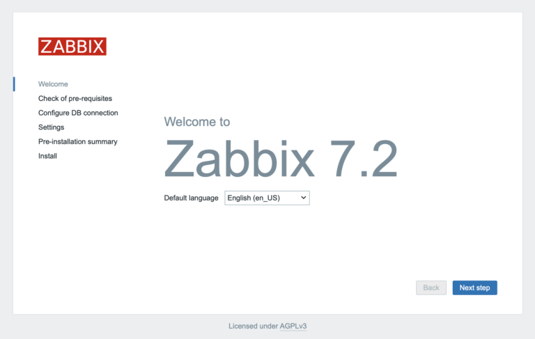 Zabbix 7.2 – instructions for installation in 5 minutes - initMAX s.r.o.