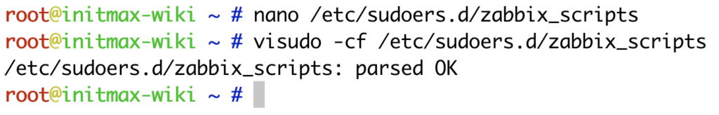 Frontend Scripts and Sudo in Zabbix - initMAX s.r.o.