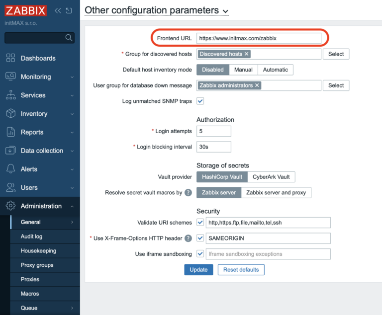 Zabbix 7.4 – instructions for installation in 5 minutes - initMAX s.r.o.