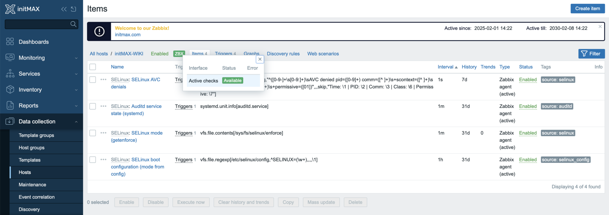SELinux: Integration with Zabbix and Other Tools - initMAX s.r.o.